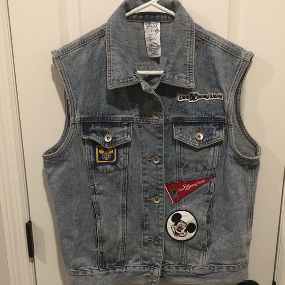 Disney | Jackets & Coats | Walt Disney World The Vault Collection Jean ...